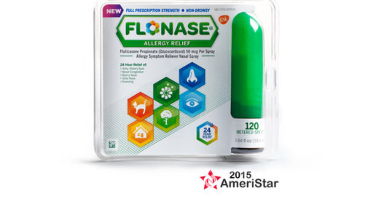 Flonase wins Ameristar for excellence in packaging - News - DCA Design