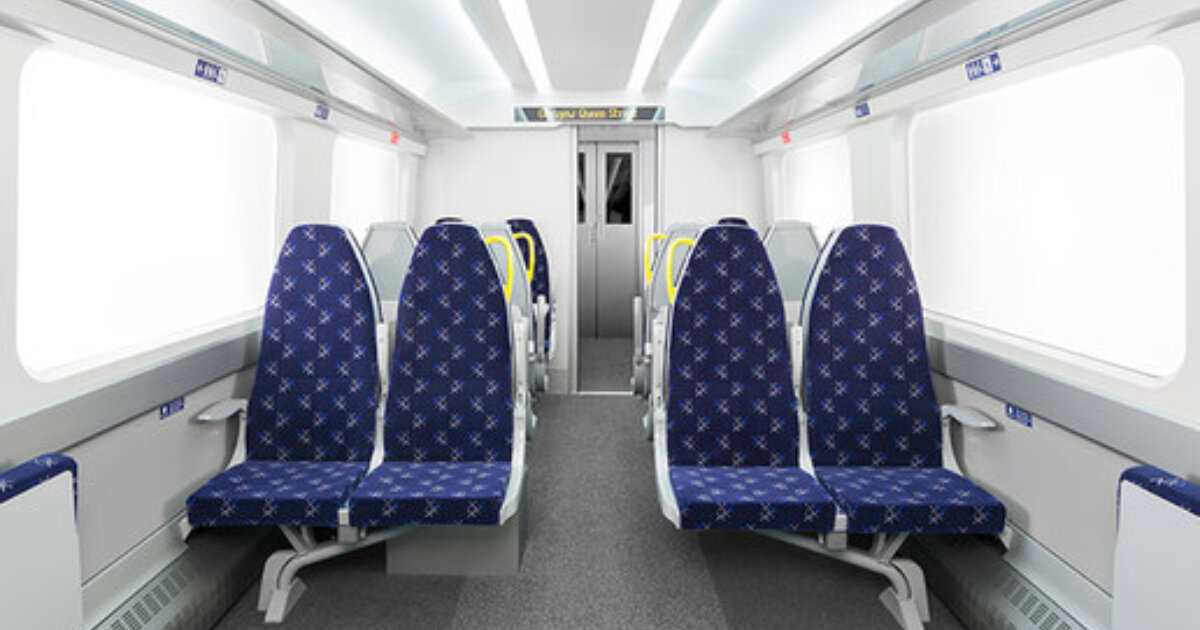 New Hitachi Class 385 train unveiled at Edinburgh Waverley Station ...