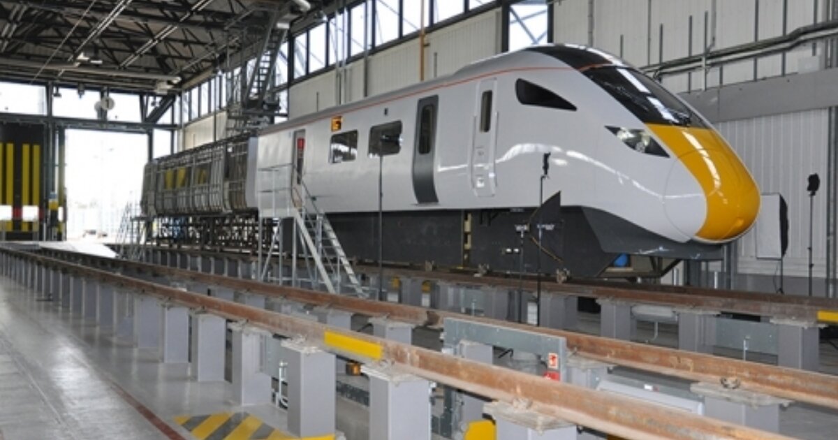 The Class 800 enters production and DCA's full size mock up is approved - News - DCA Design