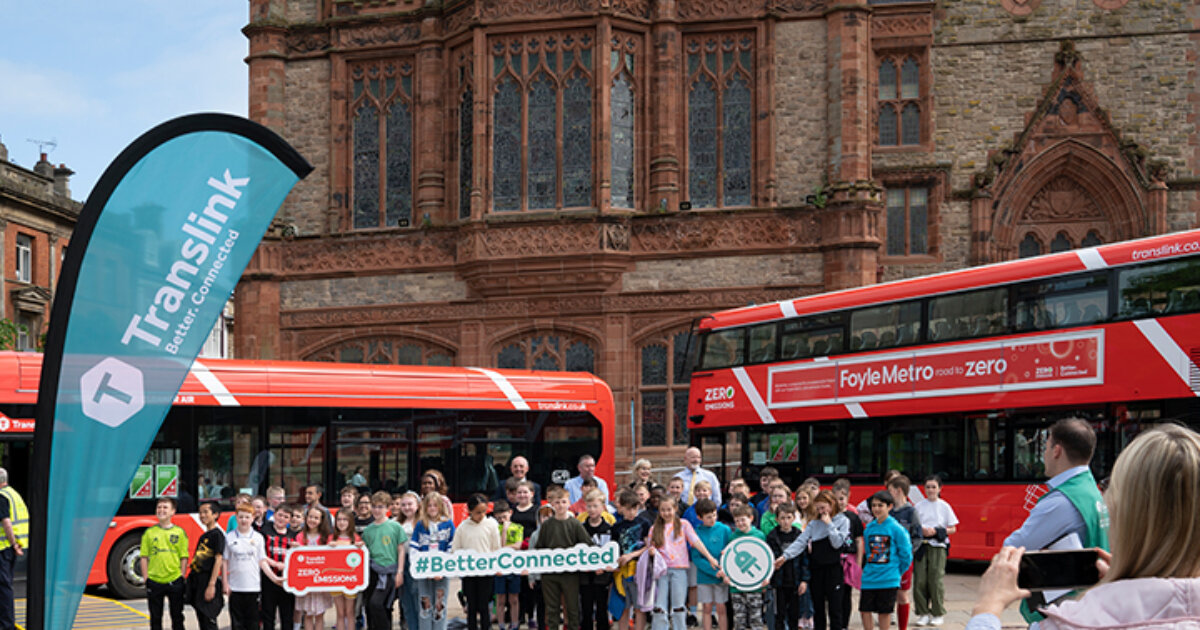 Foyle Metro zero-emission livery and re-branding - News - DCA Design