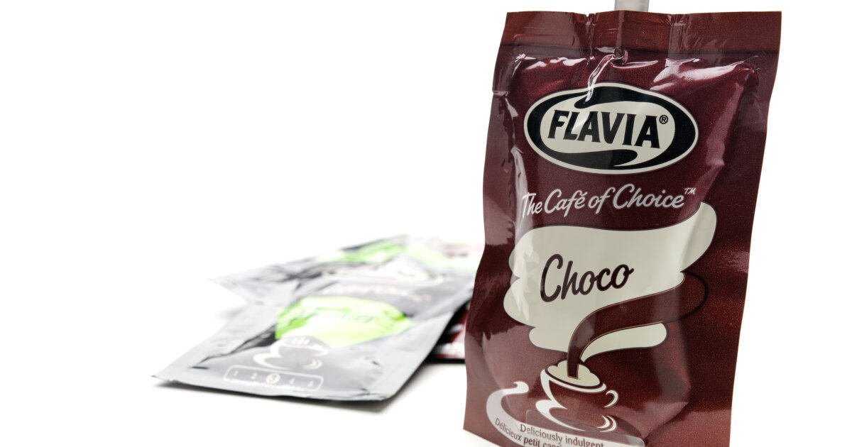 Vending machine drink pouch Flavia - DCA Design